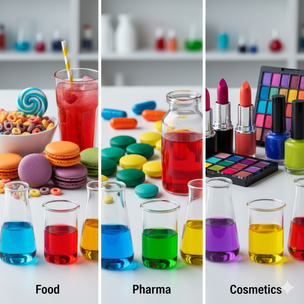 Applications of Water-Soluble Colours in Food, Pharma & Cosmetics ...