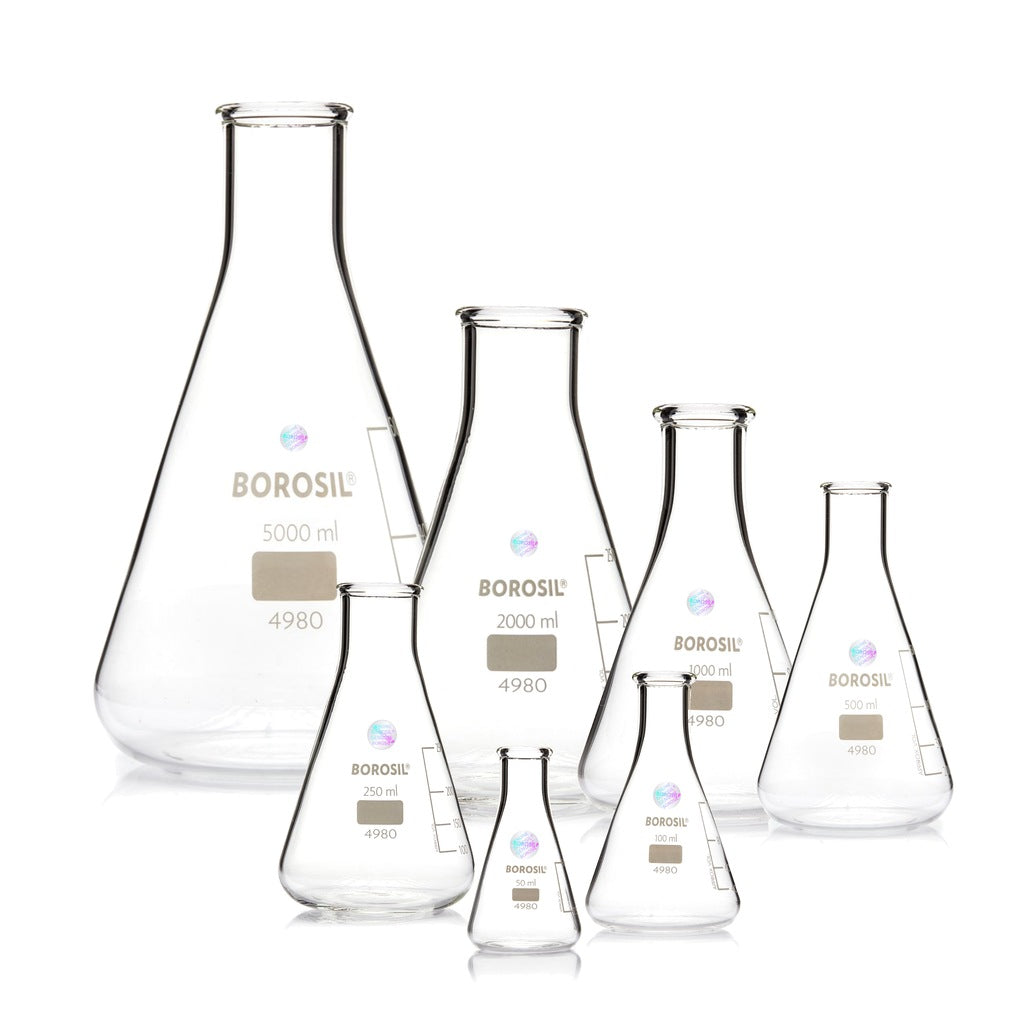 Conical Flask Glass Borosil – aseschem